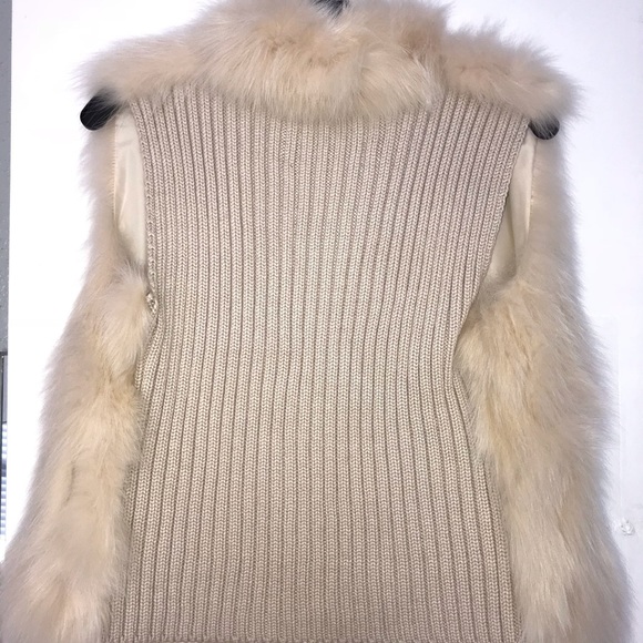 BCBG | Jackets & Coats | Bcbgmaxazria Fur Vest | Poshmark